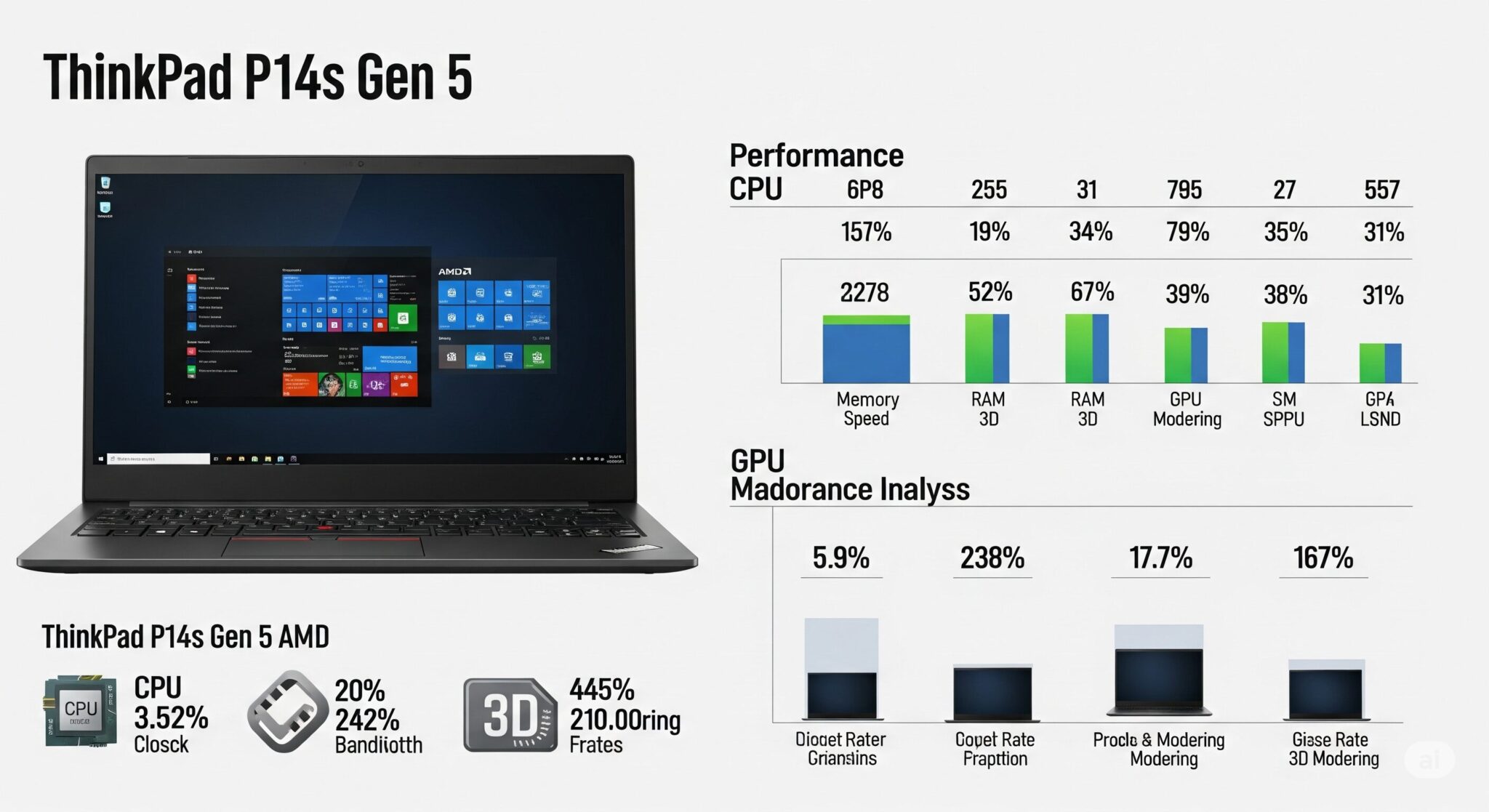 徹底解説】ThinkPad P14s Gen 5 AMDの仕様レビュー｜高い評価と留意点の解説